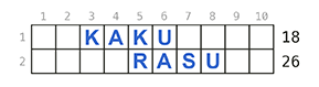 Kakurasu - online puzzle game